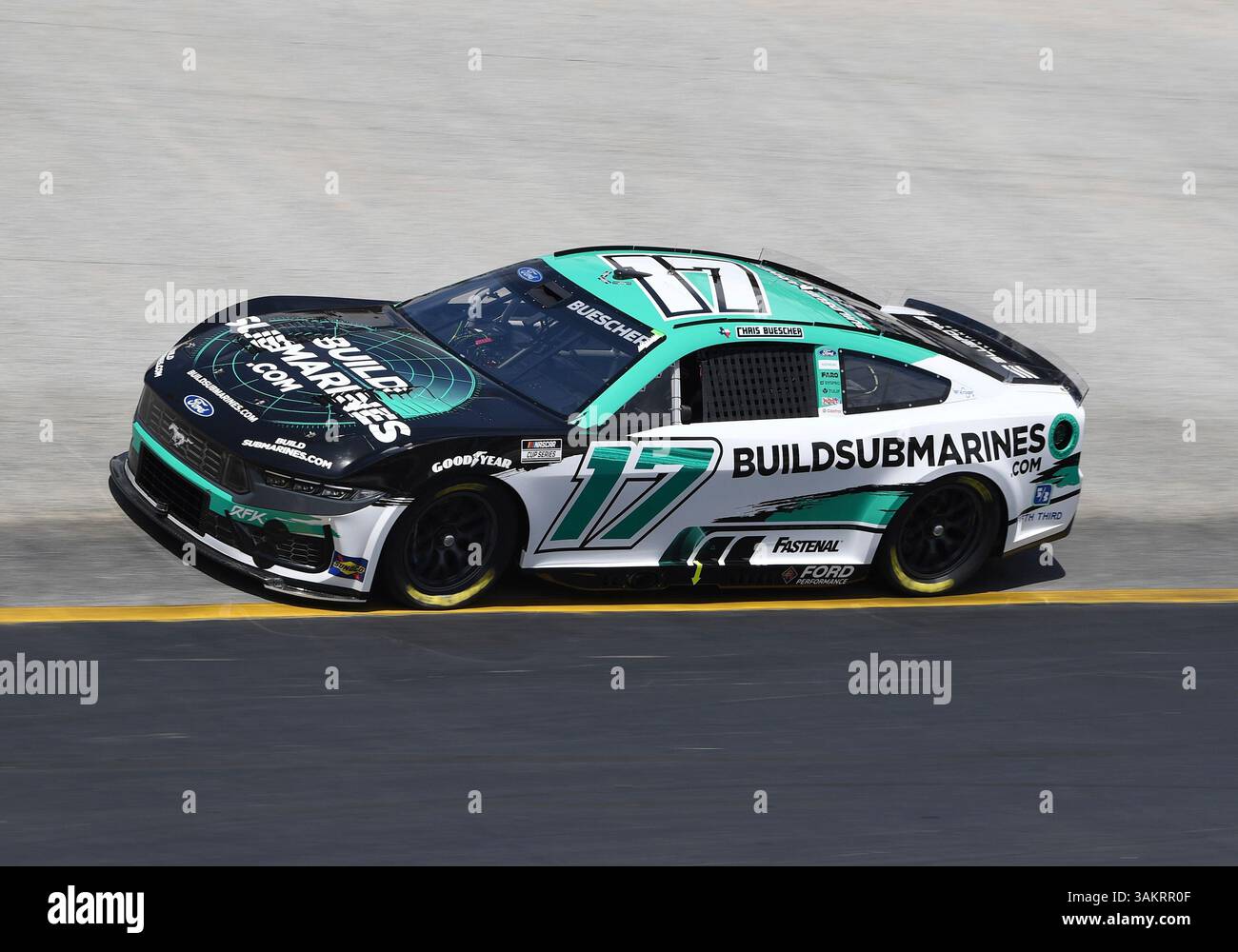 BRISTOL, TN - APRIL 12: Chris Buescher (#17 RFK Racing BuildSubmarines ...