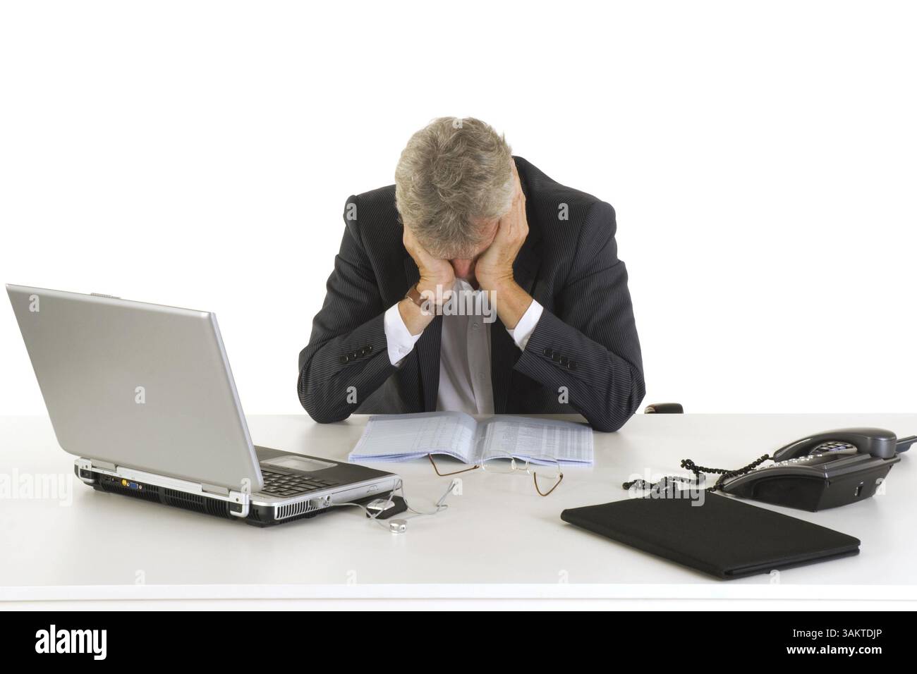 Ceo is crying because of the bad results Stock Photo - Alamy