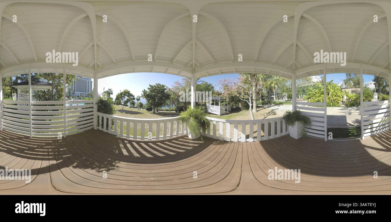 360 photo - Resort on the coast of Antalya, Turkey. Beautiful green ...