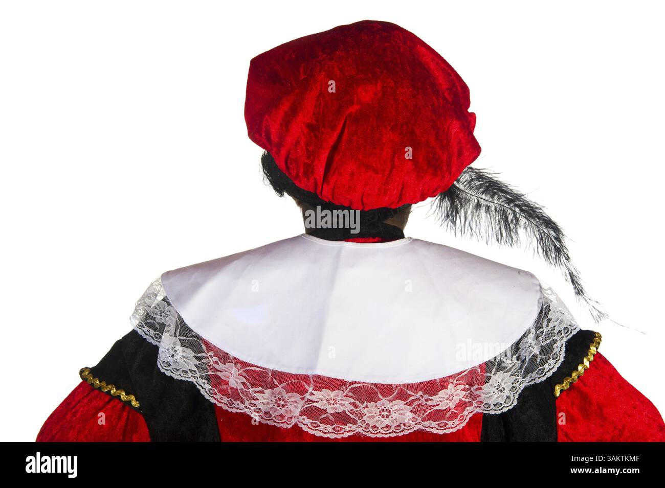The back from Black Piet in the studio Stock Photo - Alamy
