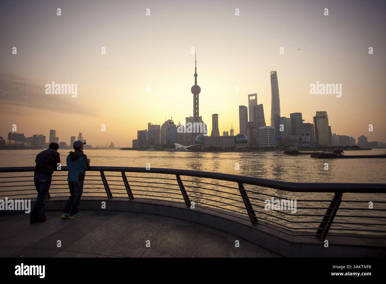 Shanghai in the morning Stock Photo - Alamy