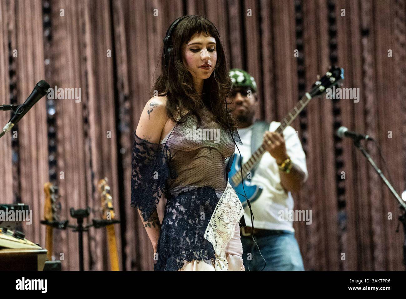 Clairo performs during the first weekend of the Coachella Valley Music ...