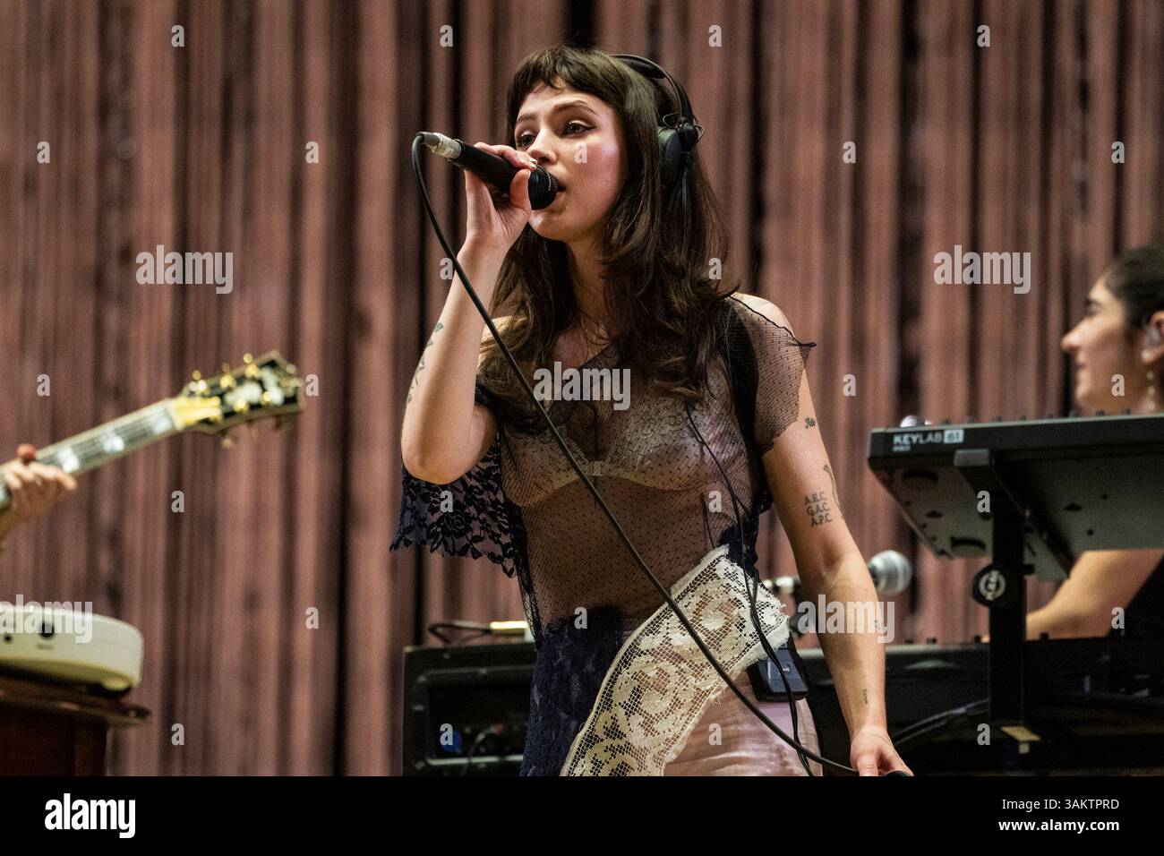 Clairo performs during the first weekend of the Coachella Valley Music ...