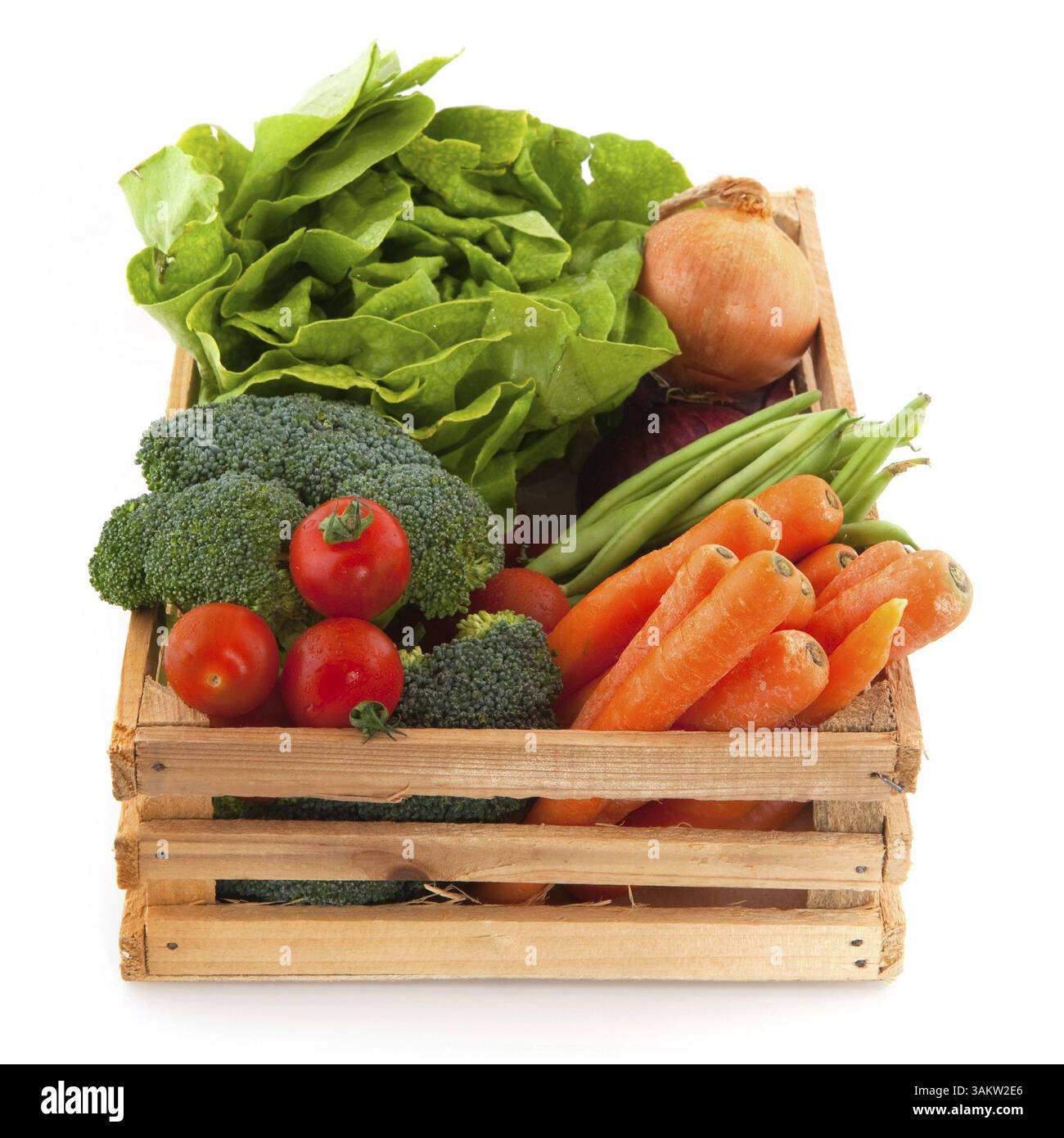 Wrapping vegetables Cut Out Stock Images & Pictures - Alamy