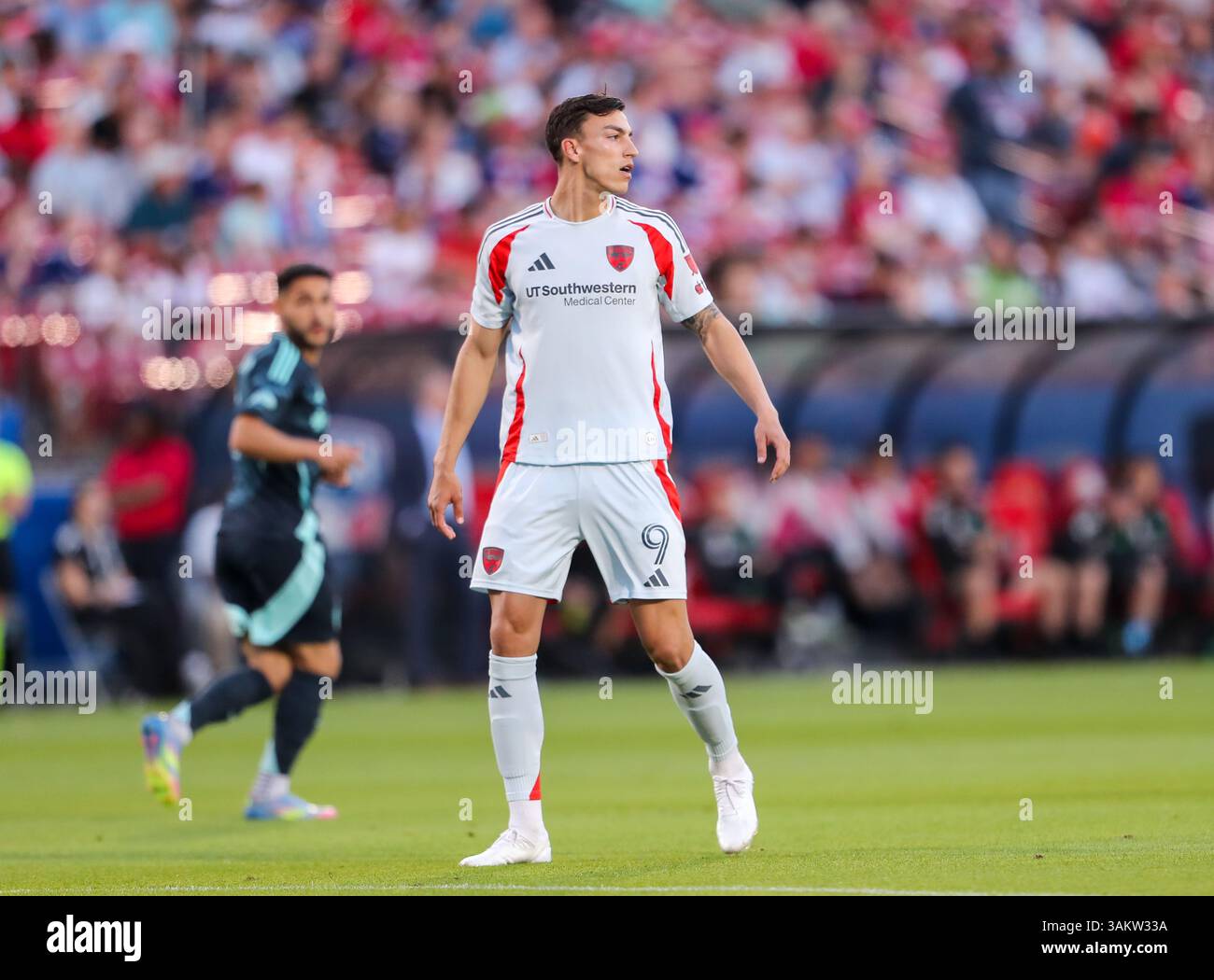 Frisco, Texas, USA. 12th Apr, 2025. FC Dallas striker PETAR MUSA (9 ...
