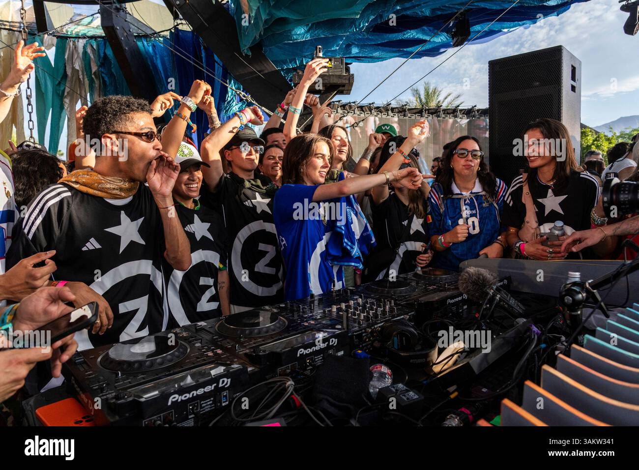 ZULAN performs at Do Lab during the first weekend of the Coachella ...