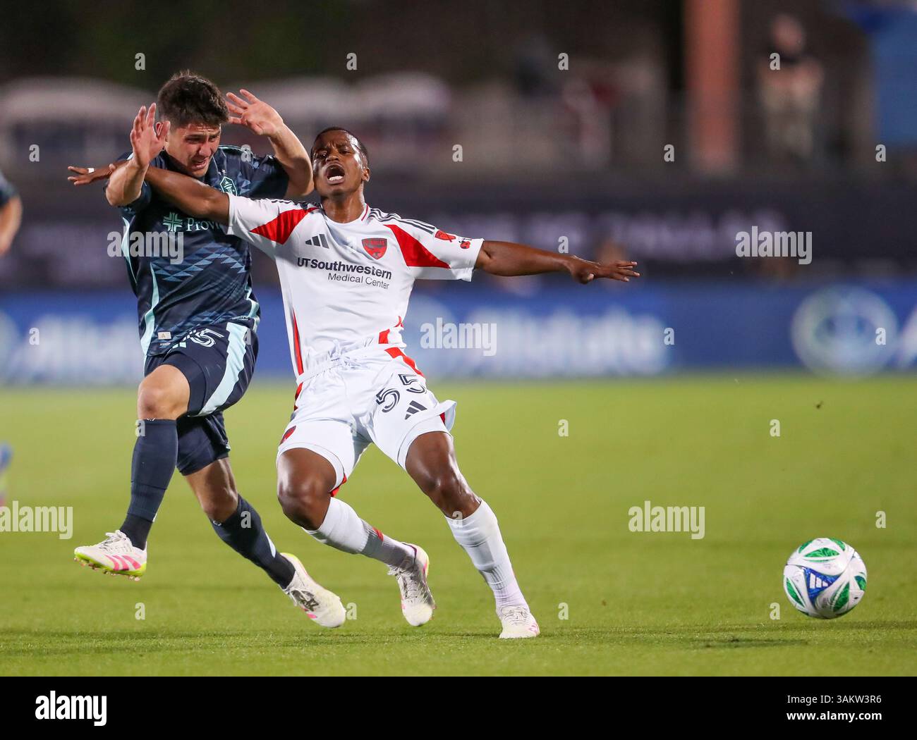 Frisco, Texas, USA. 12th Apr, 2025. Seattle Sounders FC's KAOANI KOSSA ...