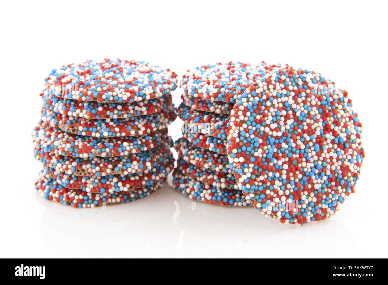 Dutch chocolat candy in colors of the flag Stock Photo - Alamy