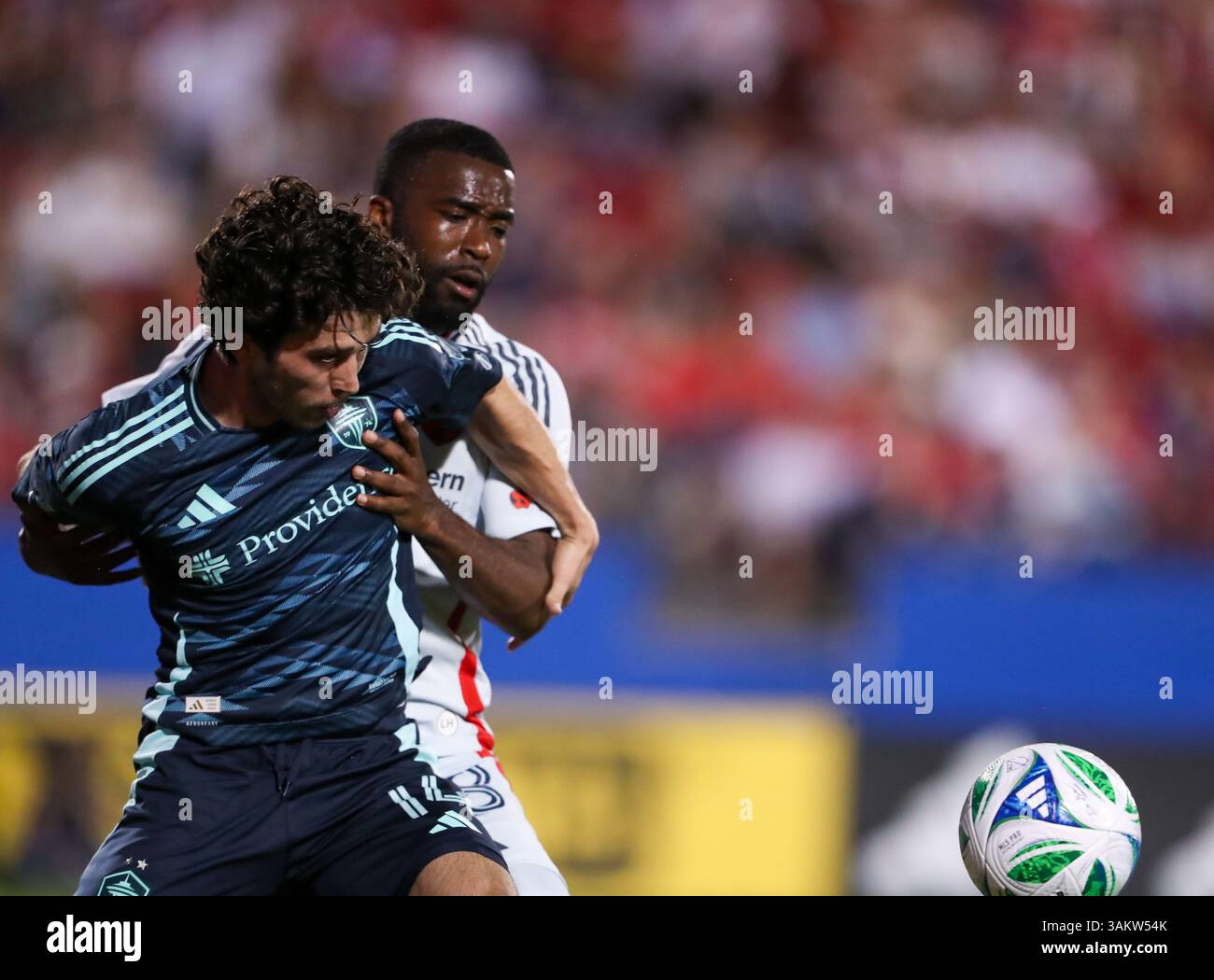 April 12, 2025, Frisco, Texas, USA: FC Dallas right back SHAQ MOORE (18 ...