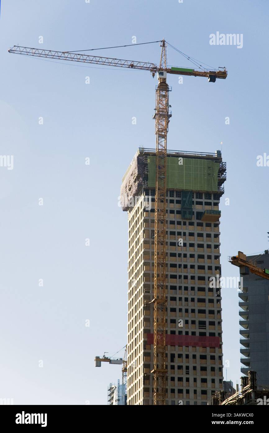 Building activity for skyscrapers Stock Photo - Alamy