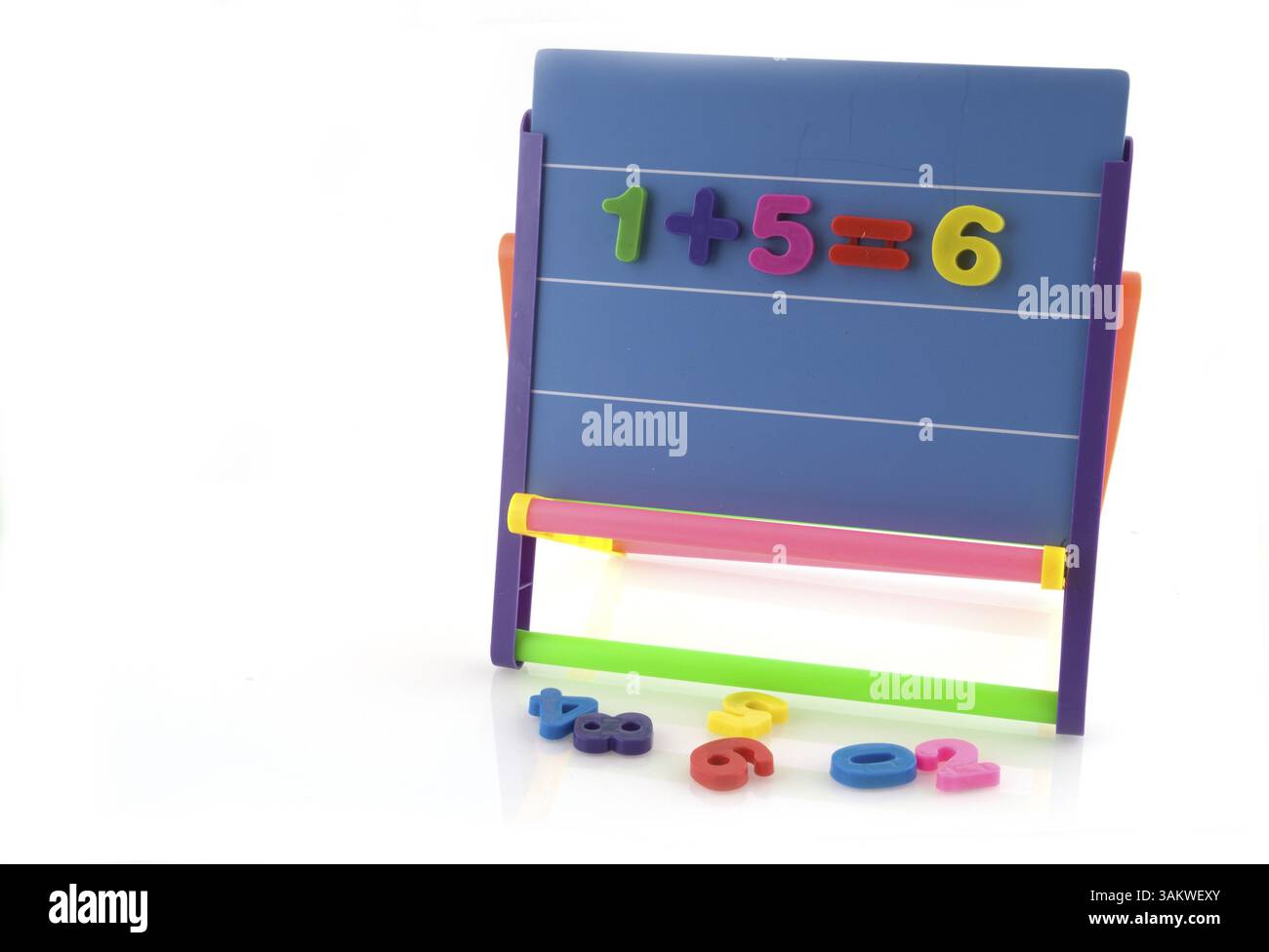 Calculate at a black board Stock Photo - Alamy