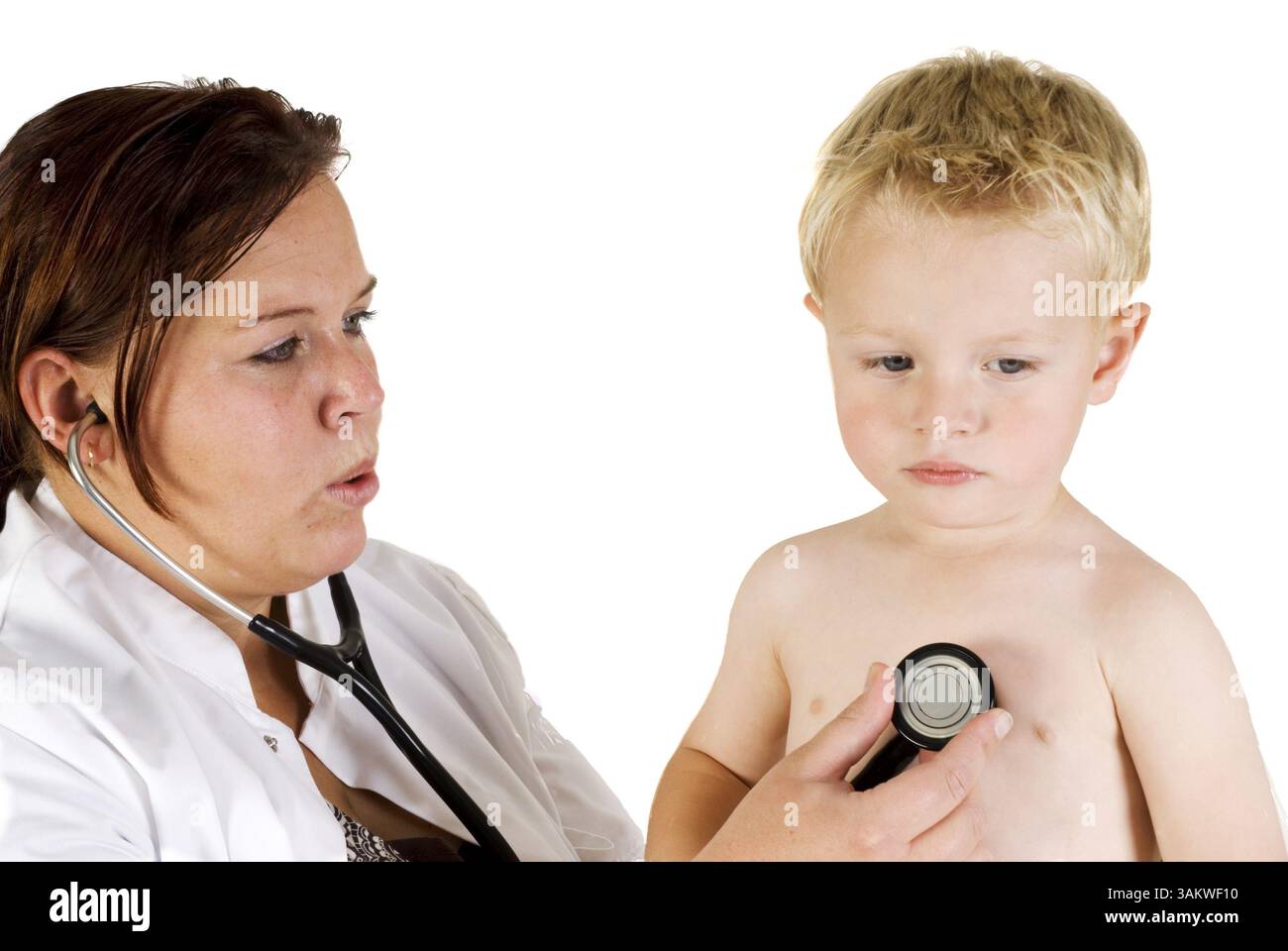 Child for investigation by the pediatrician Stock Photo - Alamy