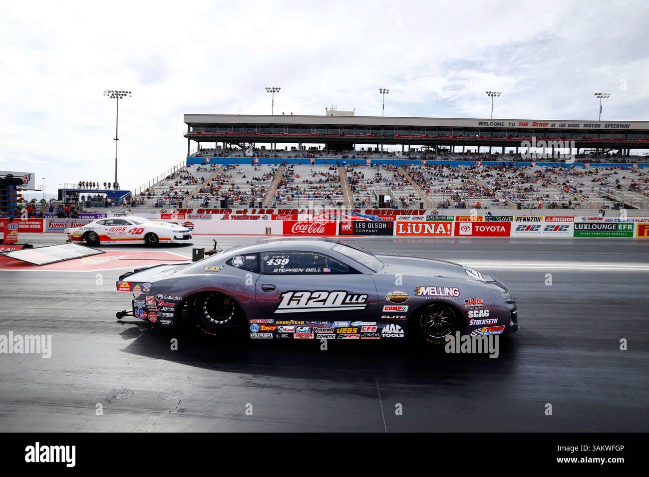 LAS VEGAS, NV - APRIL 12: Stephen Bell (439 PRO) NHRA Pro Stock, races ...