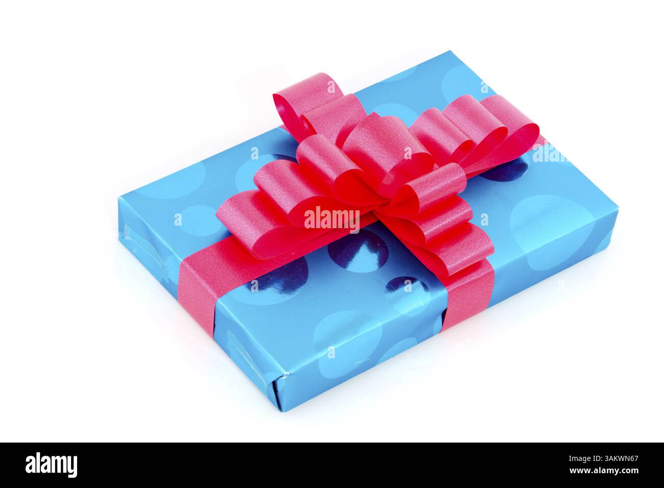 One wrapped present in Cut Out Stock Images & Pictures - Alamy