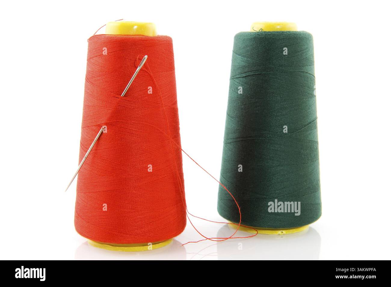 Many colored spools threads Cut Out Stock Images & Pictures - Alamy