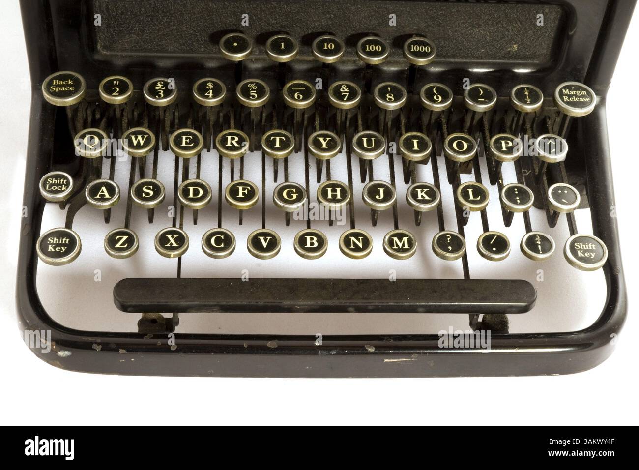 Typewriter no typewriters hi-res stock photography and images - Alamy