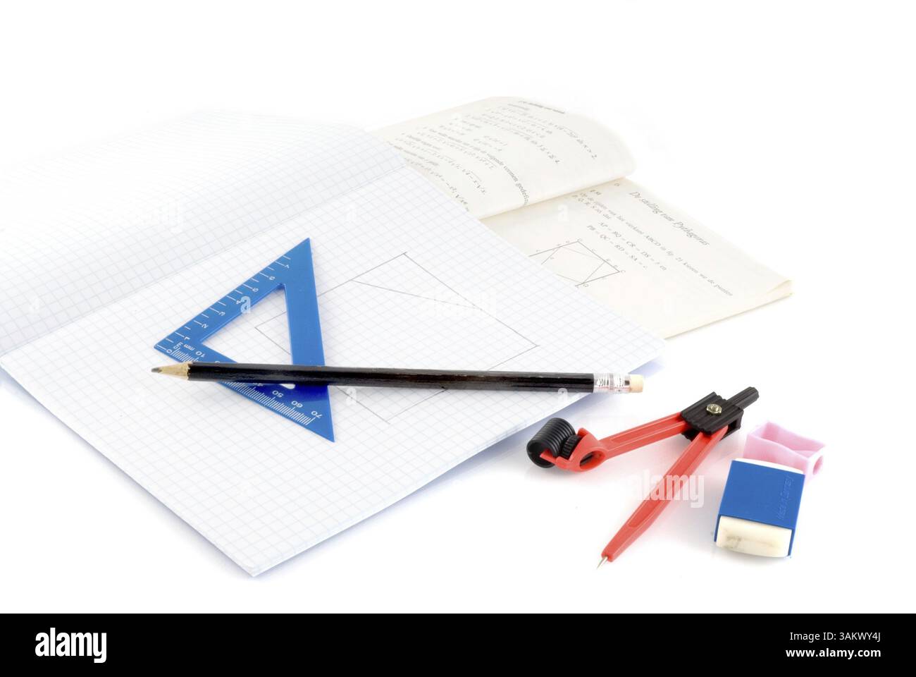 Back to school to make the mathematics Stock Photo - Alamy