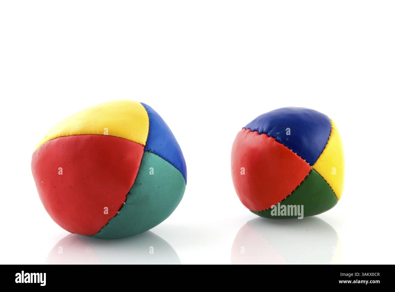 Soft coloured balls Stock Photo - Alamy