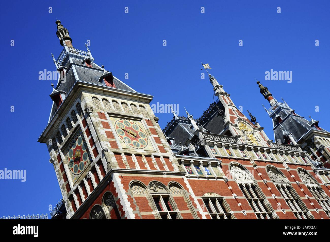 Neo-Renaissance Central Station, Centraal Station NS, city centre ...
