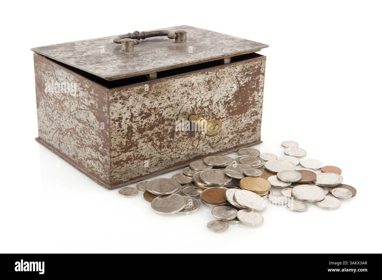 Rusted coins Cut Out Stock Images & Pictures - Alamy