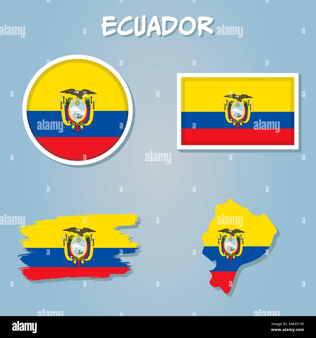 Detailed map ecuador capital city hi-res stock photography and images ...