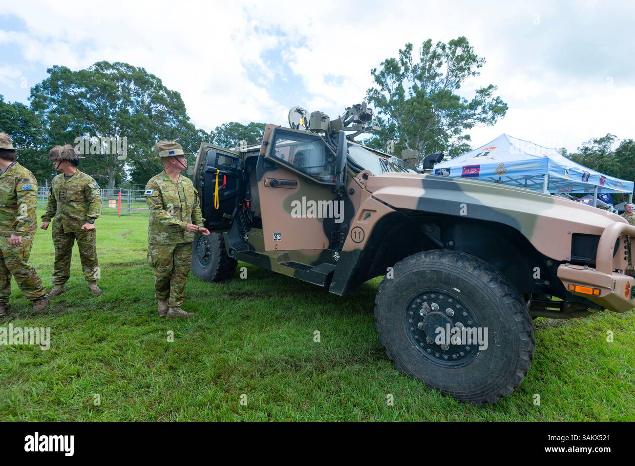 Hawkei Australian light four-wheel-drive protected mobility vehicle at ...