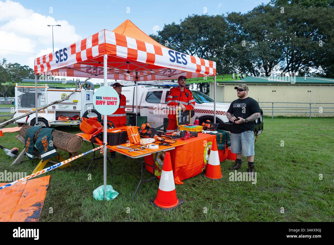 Stall of SES at the Emergency Service Expo in Woodford, 2025 ...