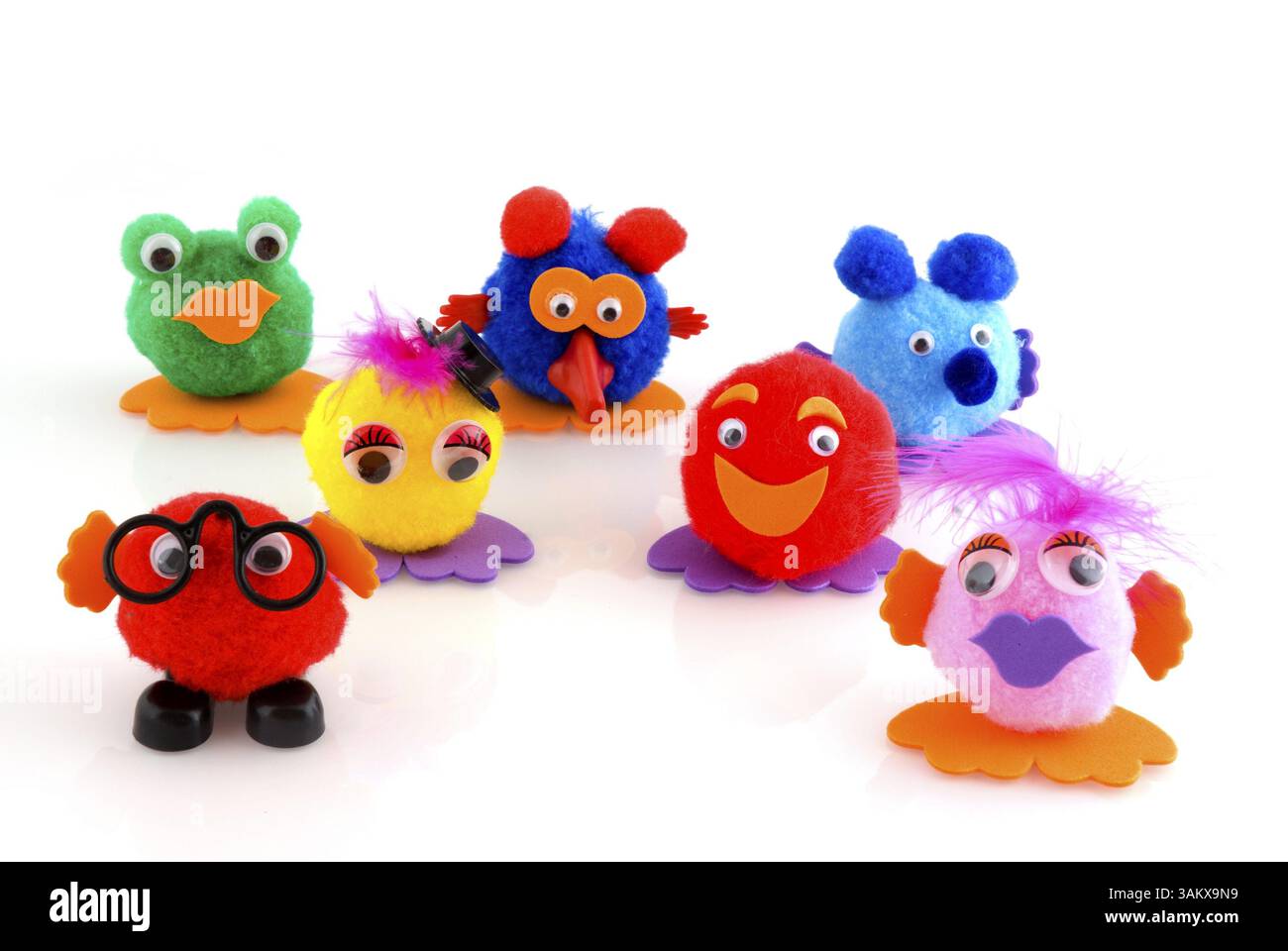 Puppets selfmade by the photographer Stock Photo - Alamy