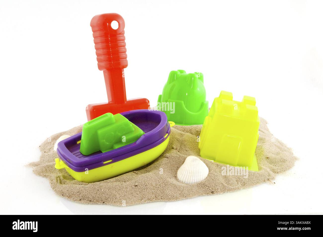 Playground sandbox plastic toys Cut Out Stock Images & Pictures - Alamy