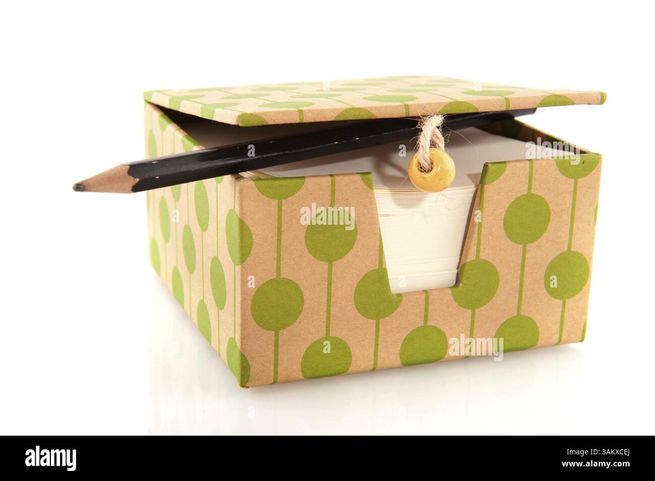 Memo papers to write every note with pencil Stock Photo - Alamy