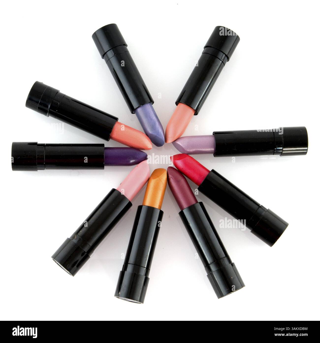 Lipstick fashion colorful lipsticks Cut Out Stock Images & Pictures - Alamy