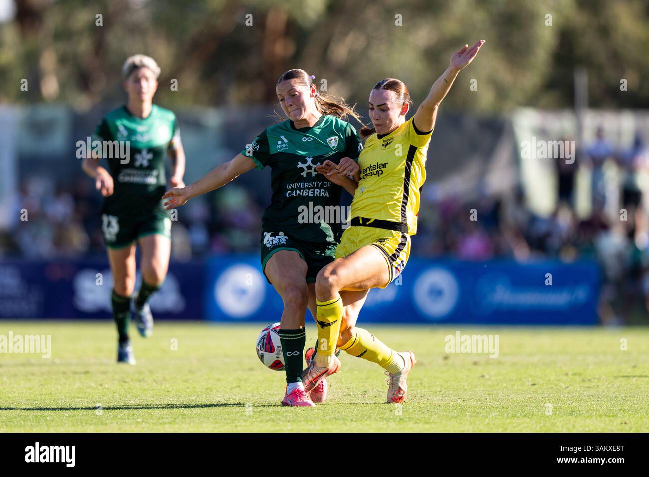 Canberra, Australia; 13th Apr 2025: Aideen Keane of Canberra United FC ...