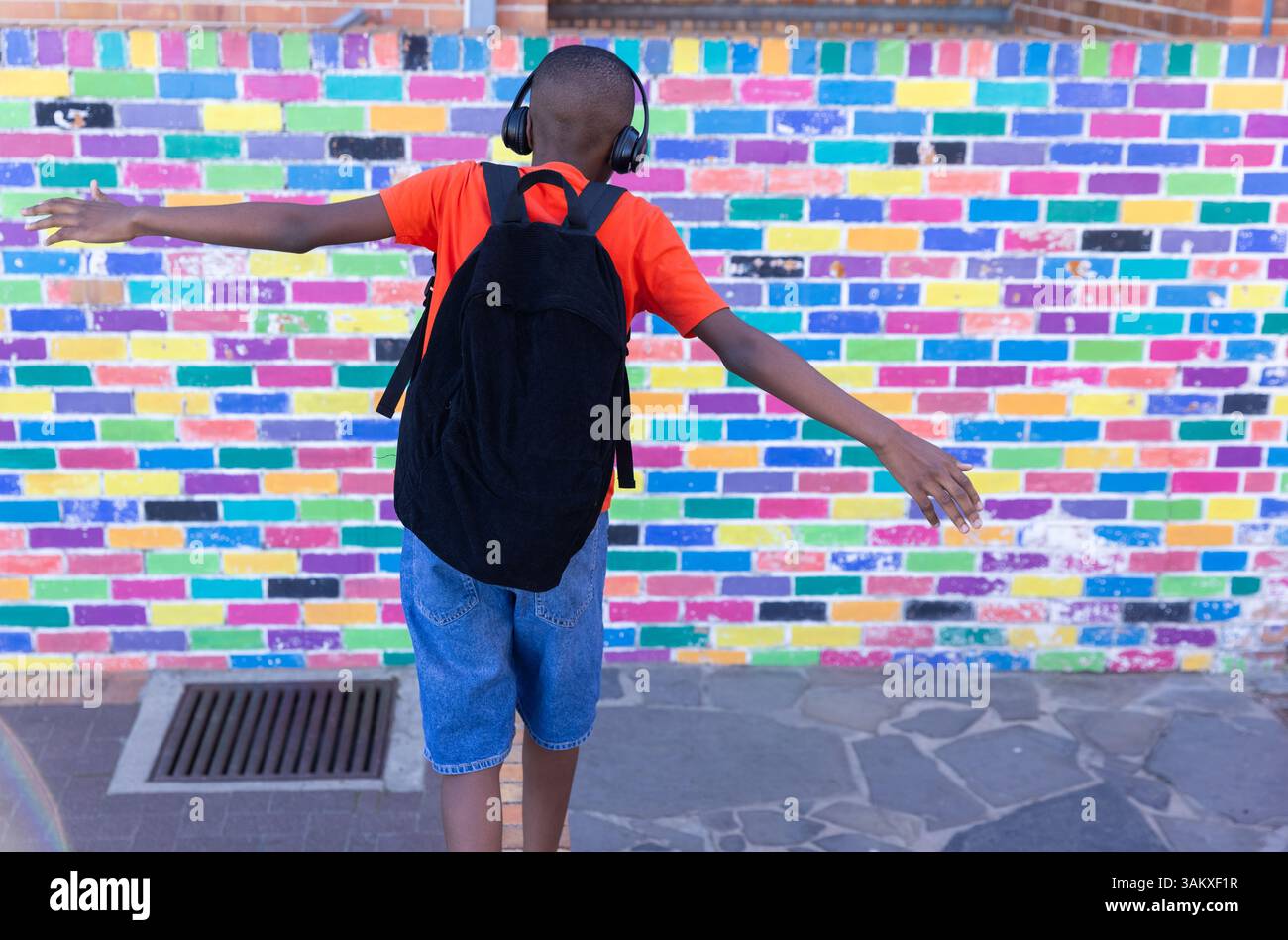 Stylish boy dancing wearing hi-res stock photography and images - Alamy