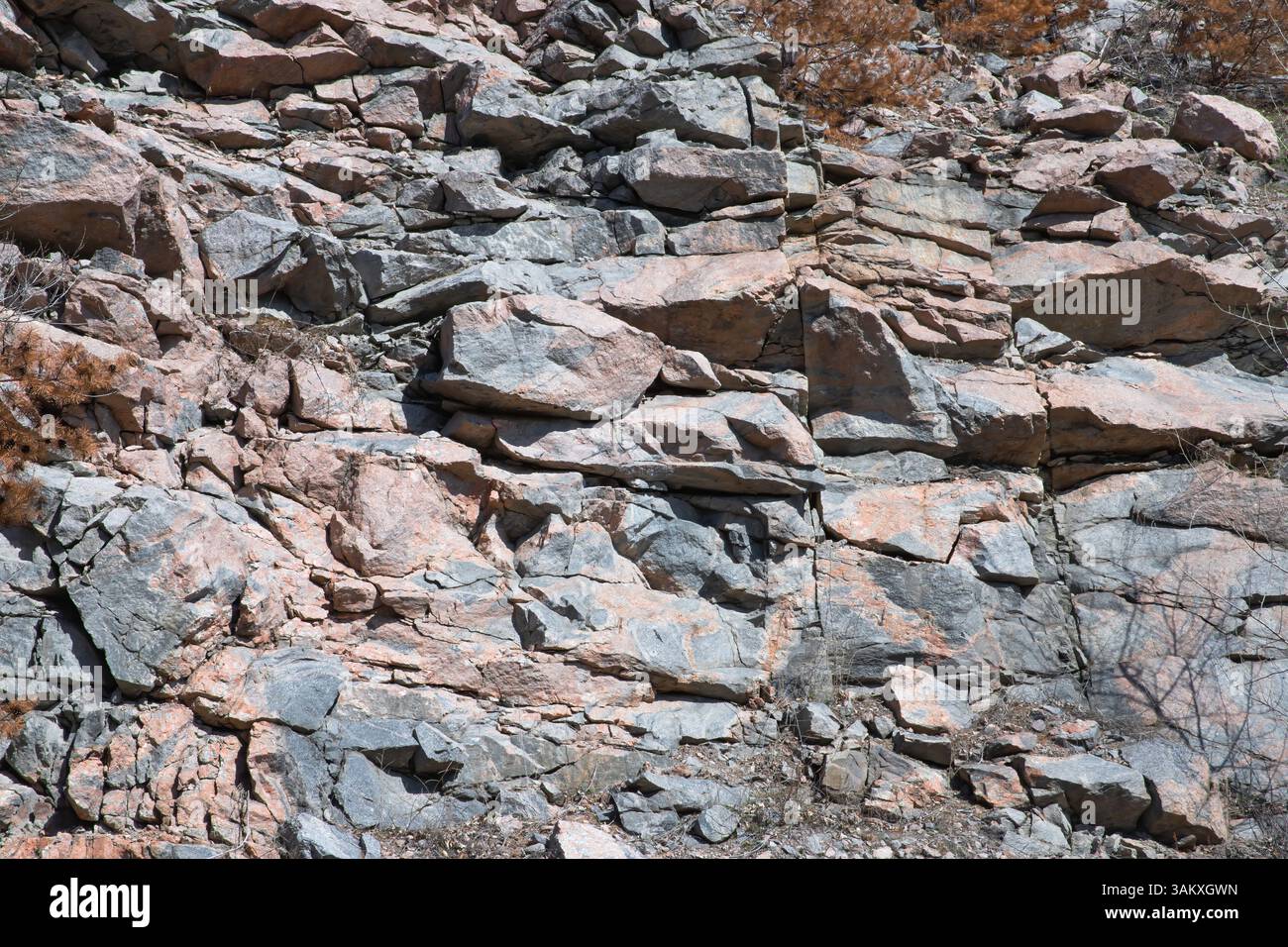 Granite Rock Surface Texture with Natural Patterns and Colors Stock ...