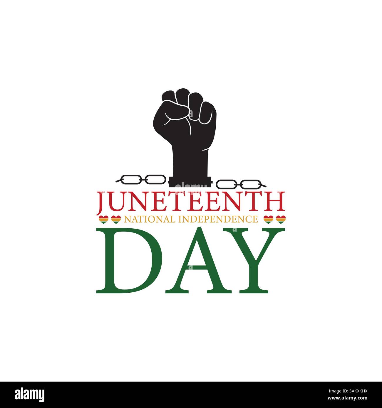 Honoring Juneteenth Reflection on Freedom Day June 19 Stock Vector ...