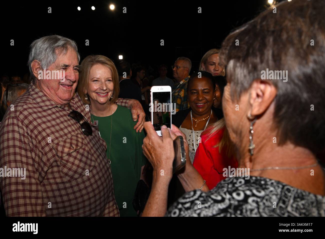 Perth, Australia. 13th Apr, 2025. Former Australian Prime Minister ...