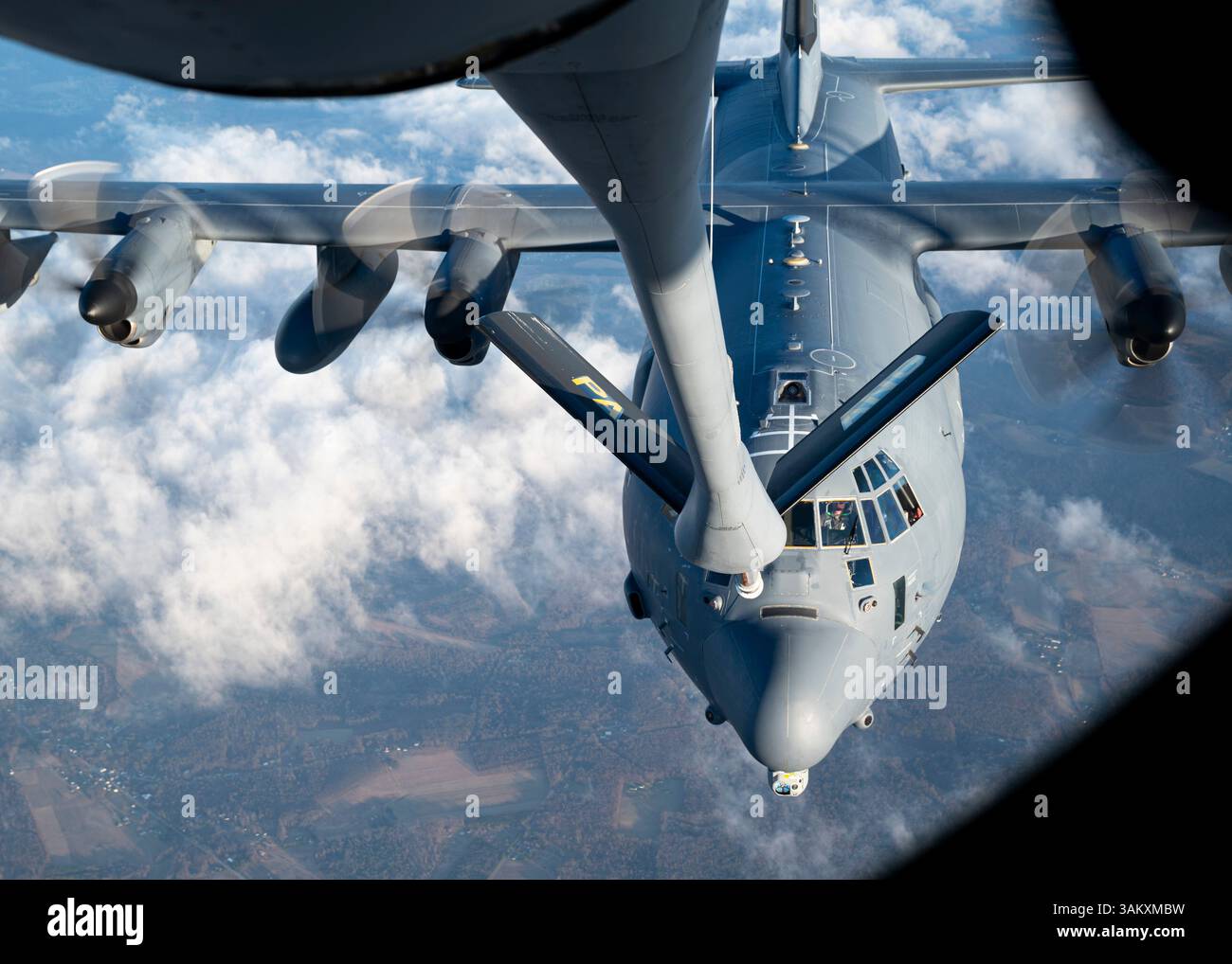 A U.S. Air Force MC-130J aircraft assigned to the 193 Special ...