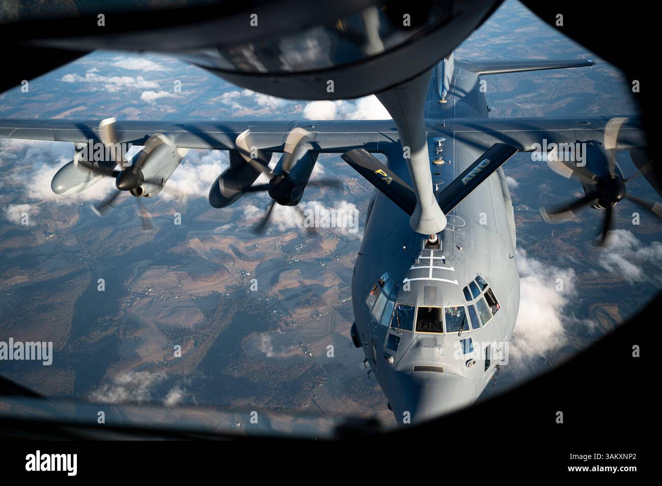 A U.S. Air Force MC-130J aircraft assigned to the 193 Special ...