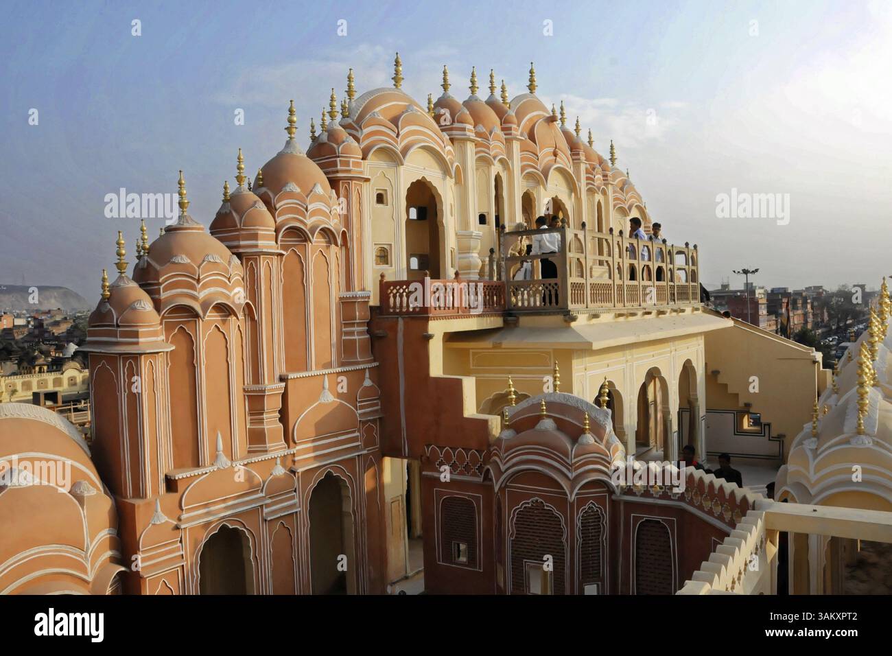 Hawa Mahal, Palace of the Winds, Detailed architecture of a historic ...