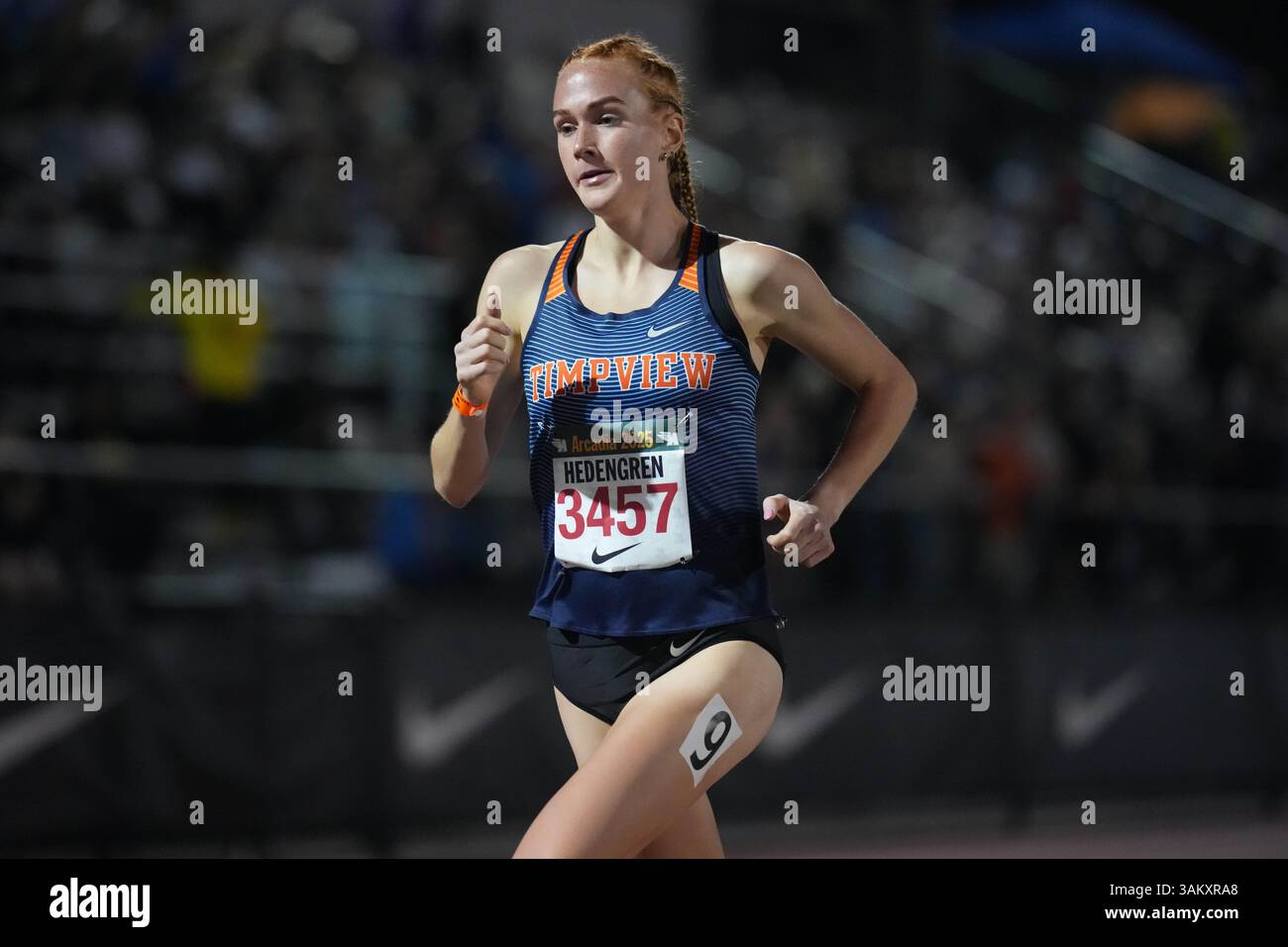 Jane Hedengren of Timpview wins the girls two miles in a national high ...