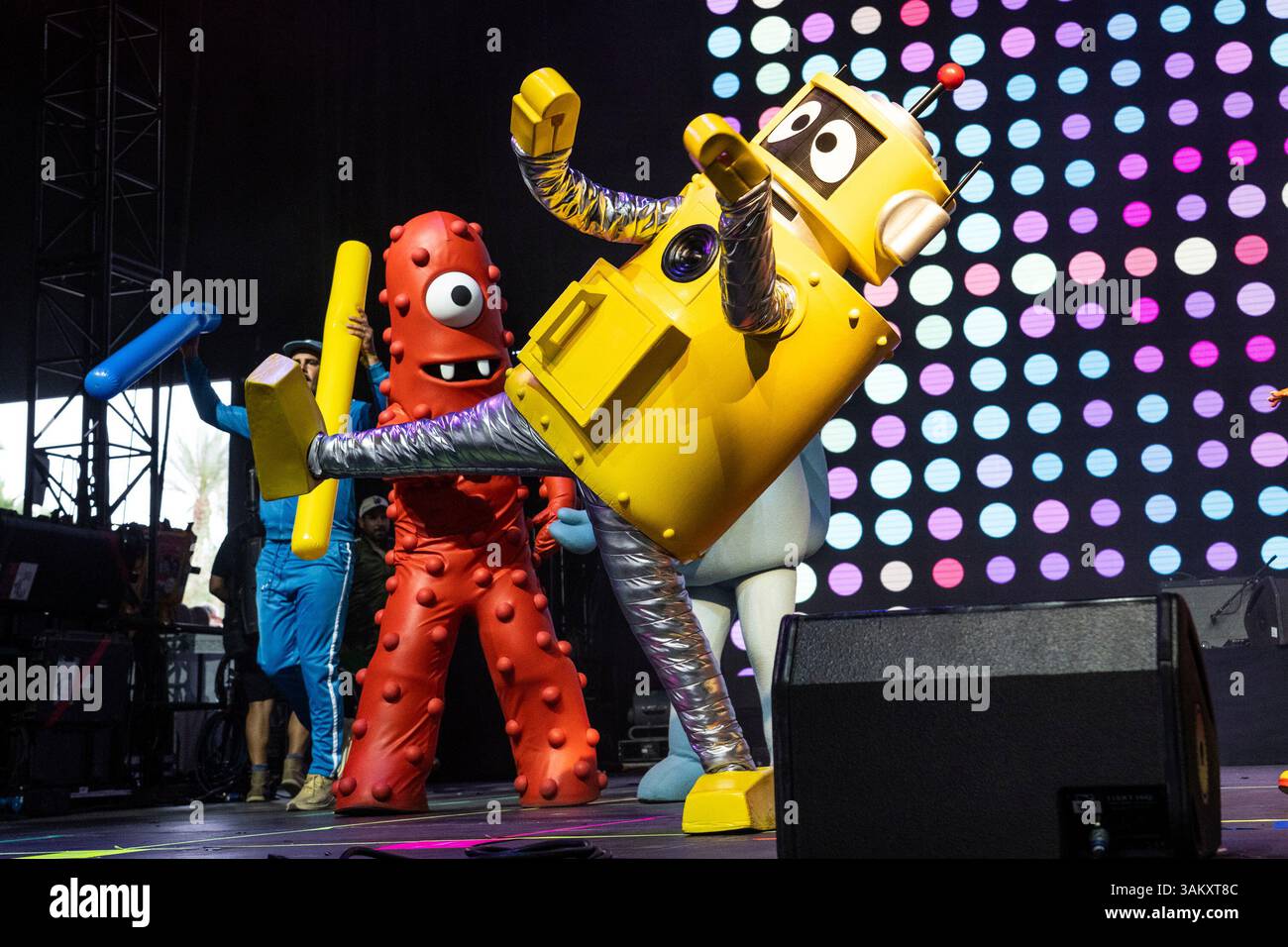 Plex of Yo Gabba Gabba! performs during the first weekend of the ...