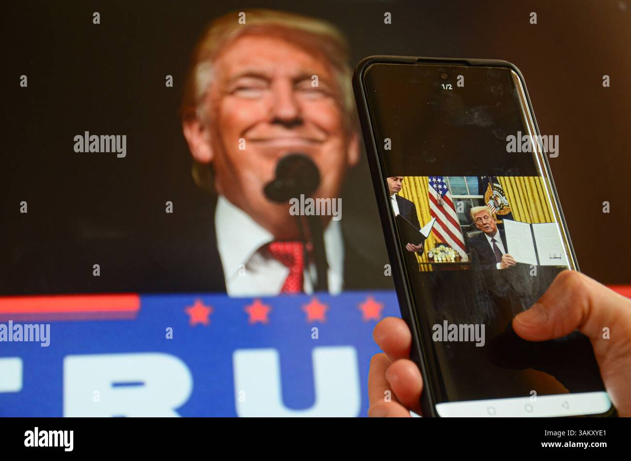 Donald trump 2025 hi-res stock photography and images - Alamy