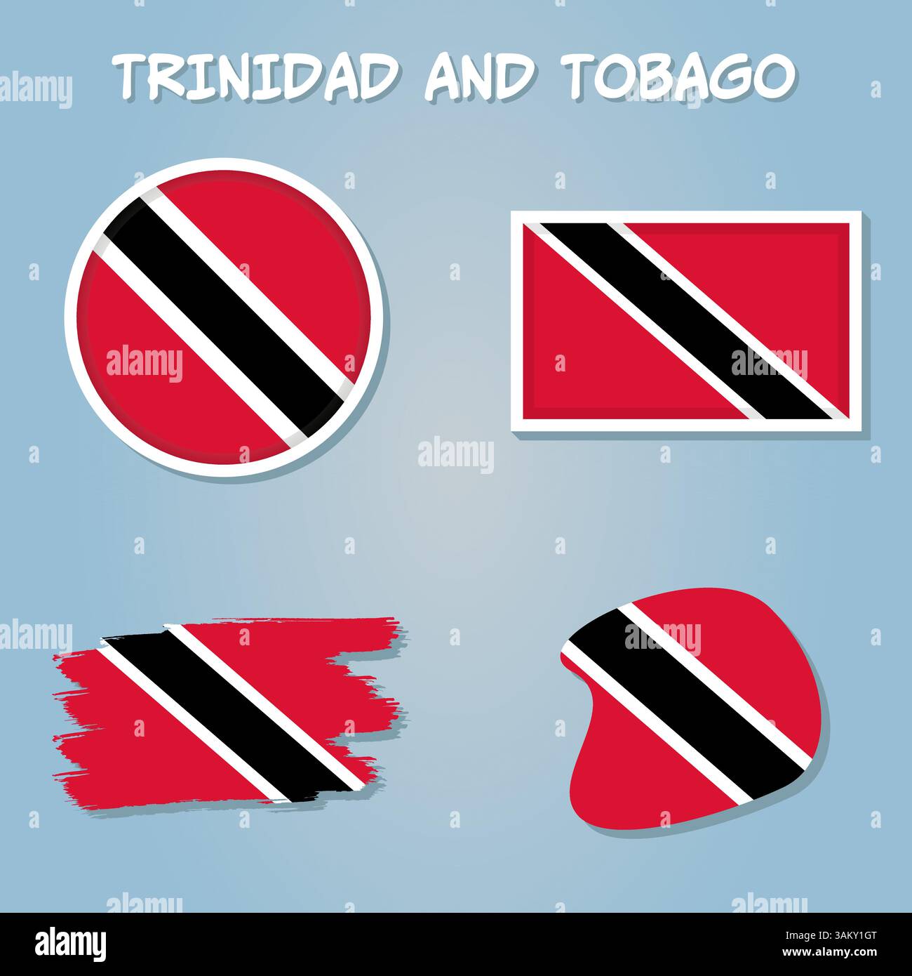 Map of Trinidad and Tobago, Map of Trinidad and Tobagovector design ...