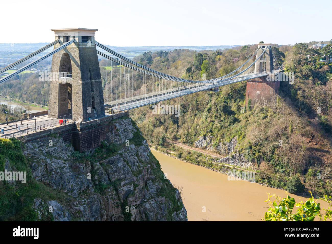 Clifton suspension bridge, Clifton, Bristol, England, UK designed by ...