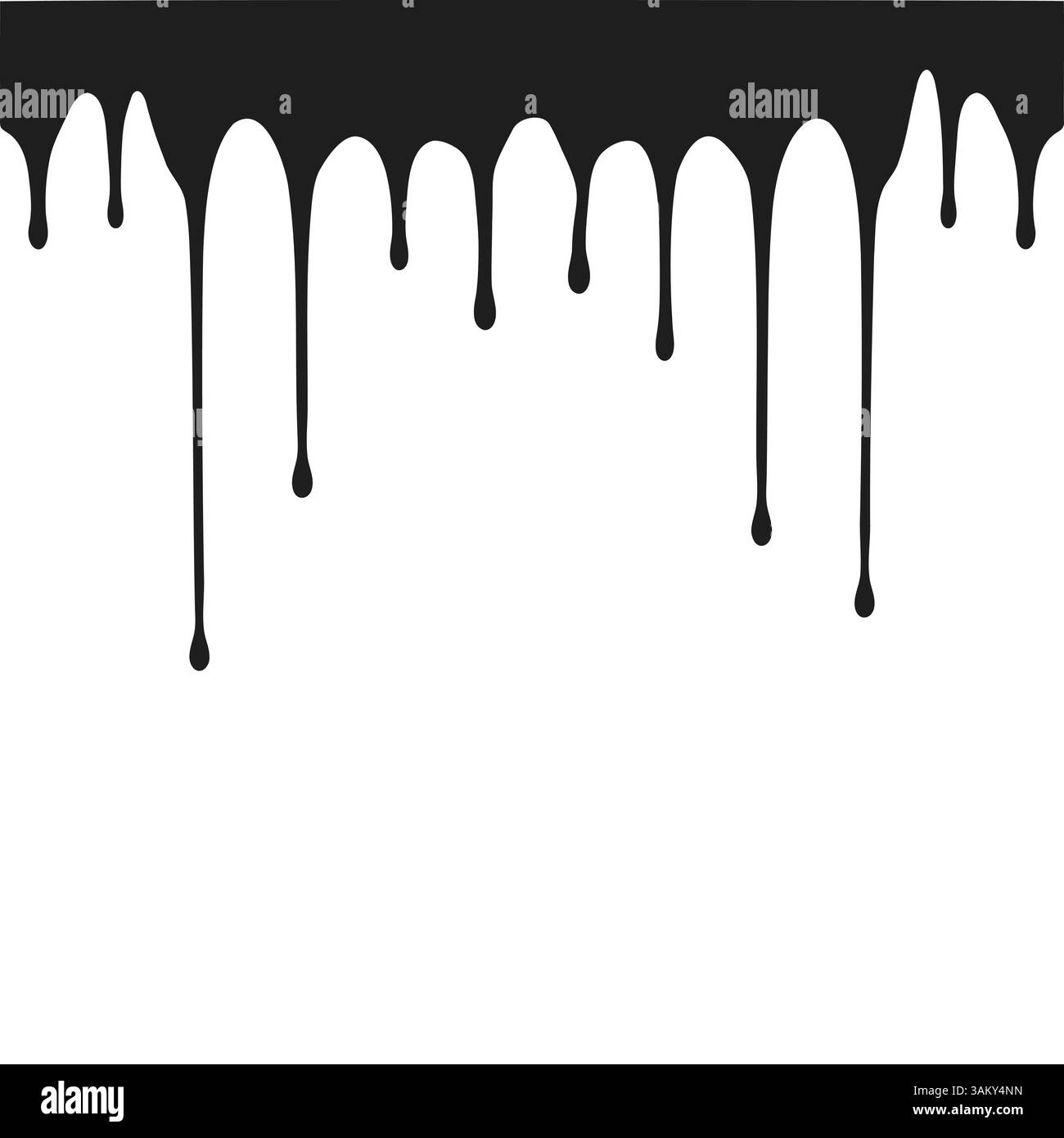 Flowing black paint Stock Vector Images - Alamy