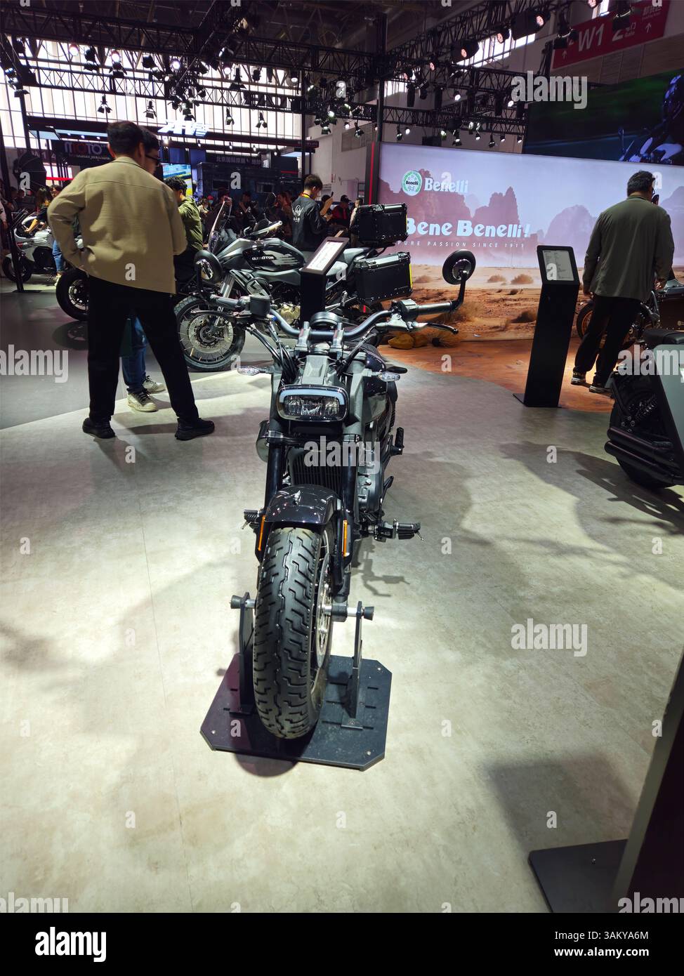 Beijing, China, April 11, 2025, Benelli's Booth at the 2025 Beijing ...