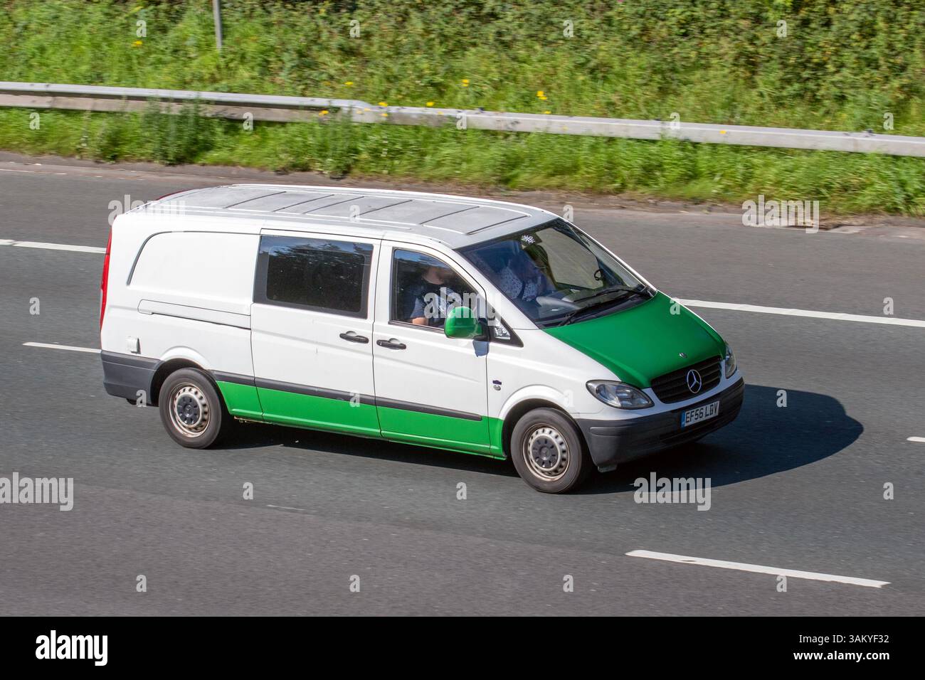 2007 Green White Mercedes Vito 111 Cdi Xlong 111 Cdi LWB Extended Frame ...
