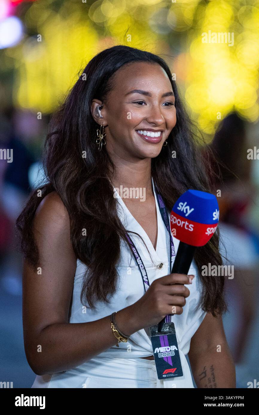 Naomi Schiff (Sky TV Moderatorin), BAH, Formel 1 Weltmeisterschaft, Gulf Air Grand Prix von ...