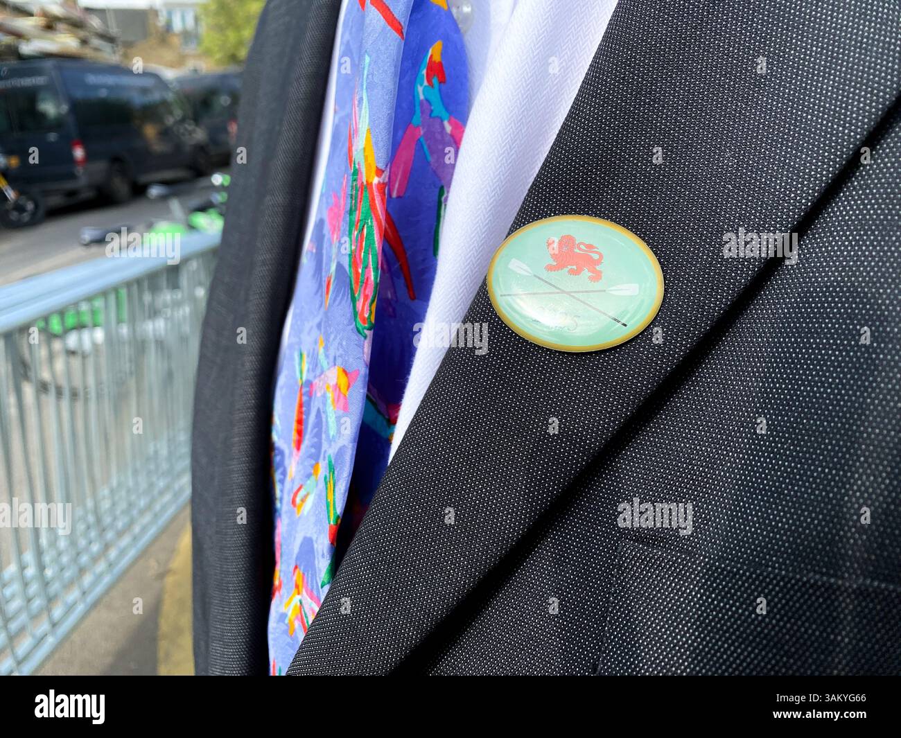 London, UK. 13th Apr, 2025. The Boat Race is an annual rowing event ...