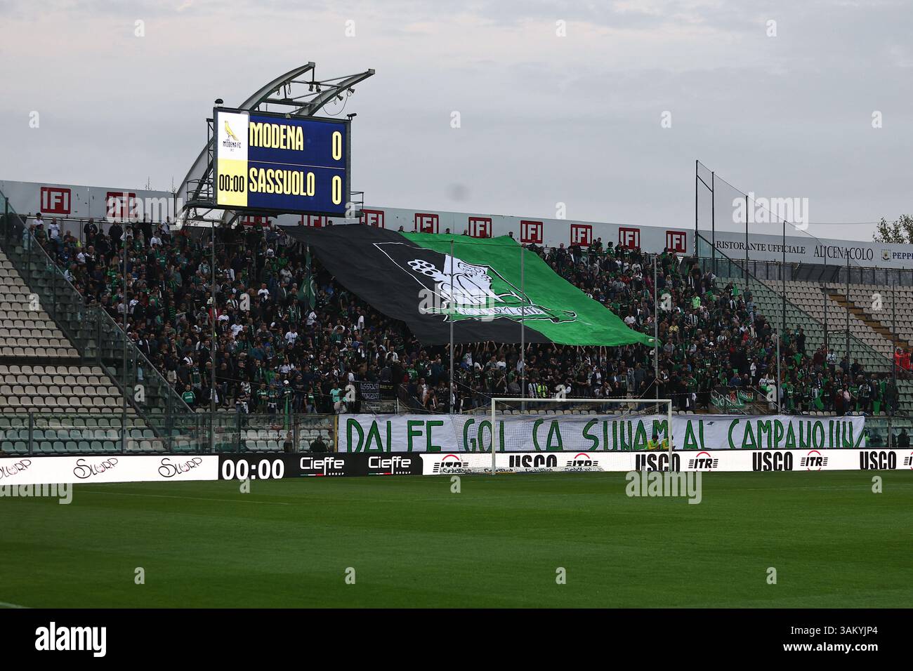 Supporters (Sassuolo) ; during the Italian "Serie BÓ match between ...